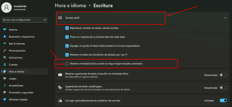 Activar el modo tableta Windows 11 – Comando IT
